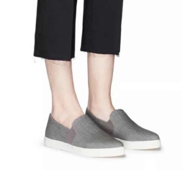 Vince | Shoes | Vince Pierce Denim Pointed Toe Slip On Sne | Poshmark